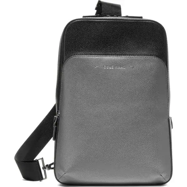 COLE HAAN GRAND SERIES メッセンジャーバッグ Cole Haan Grand Series Matthews Leather Sling Bag In Tornado